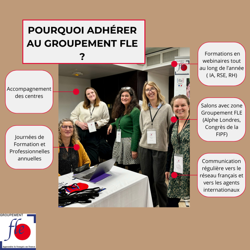 Adhésion au Groupement FLE - Groupement FLE