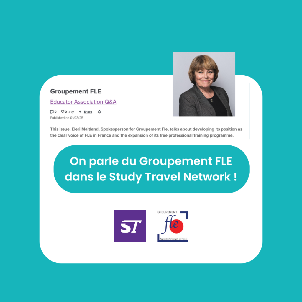 Nouvel article Study Travel Magazine - Groupement FLE